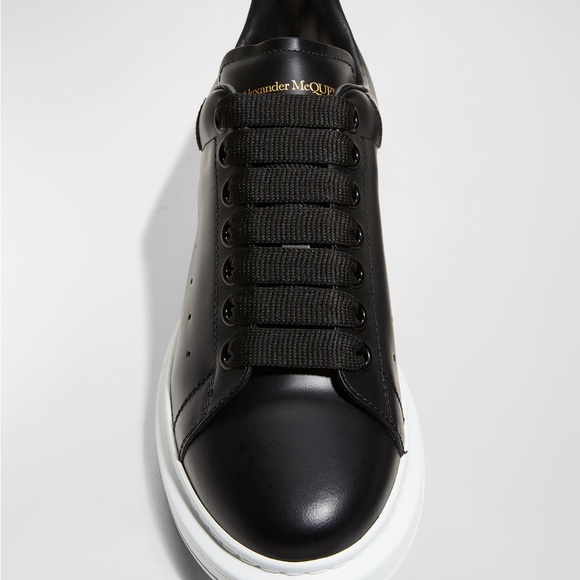 Alexander McQueen | Shoes | Alexander Mcqueen Black And White Sneakers ...